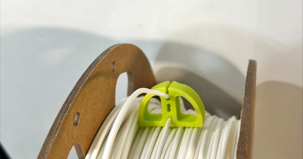 Filament Spool Clip by dmacnulty | Download free STL model | Printables.com