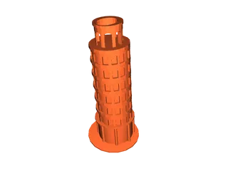 pisa tower by krystof3dprint | Download free STL model | Printables.com