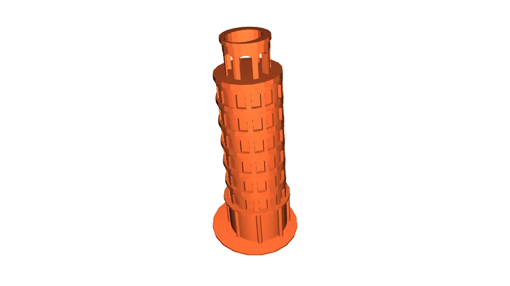 pisa tower by krystof3dprint | Download free STL model | Printables.com