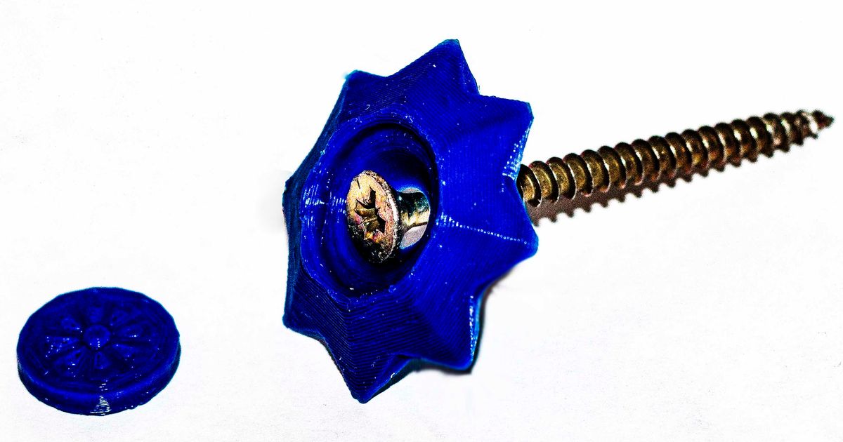 decorative screw cover by Евгений Карлов | Download free STL model ...