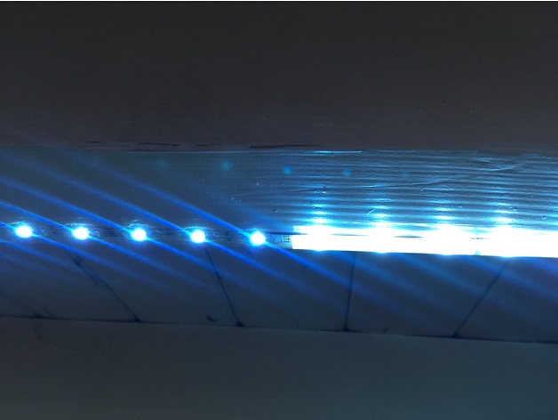 LED Strip Diffuser by Nutshell | Download free STL model | Printables.com
