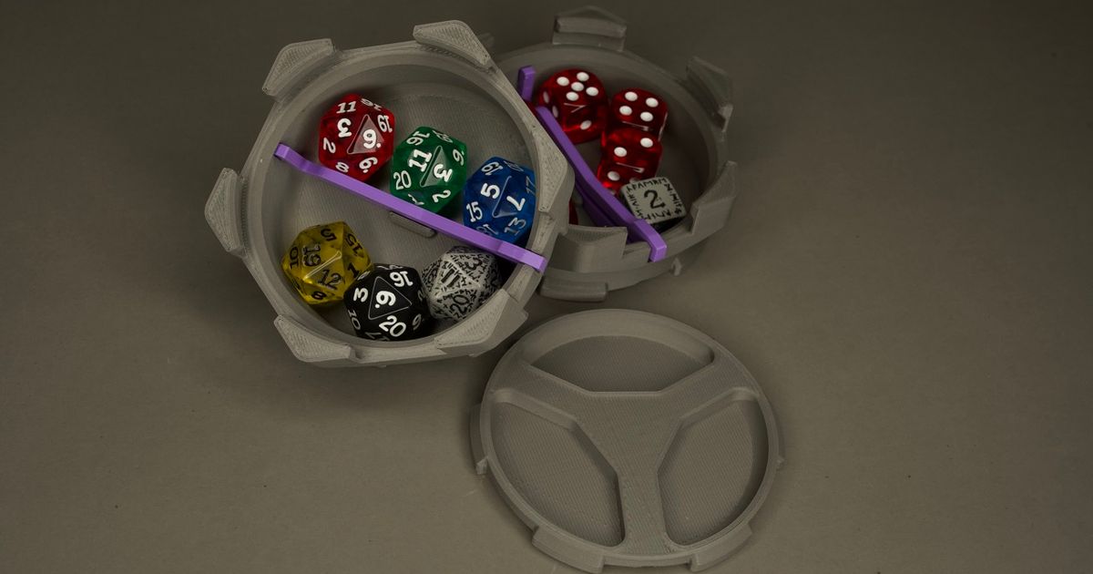 Stackable Dice Storage Box by uhltimate | Download free STL model ...