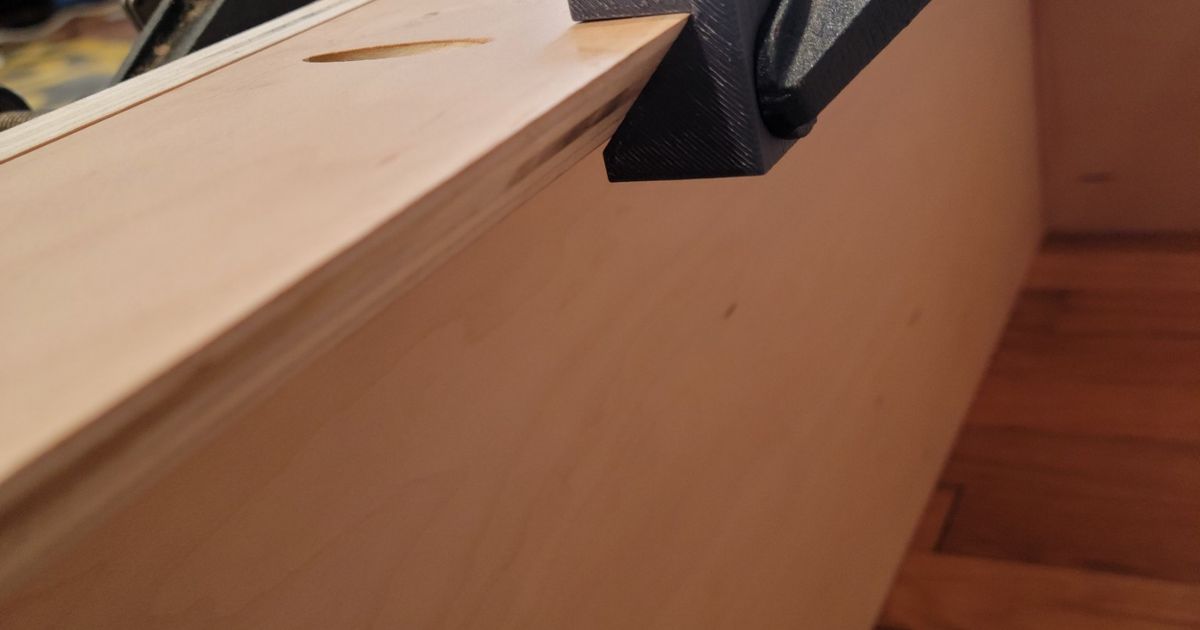 French cleat edge clamp por jay | Descargar modelo STL gratuito ...