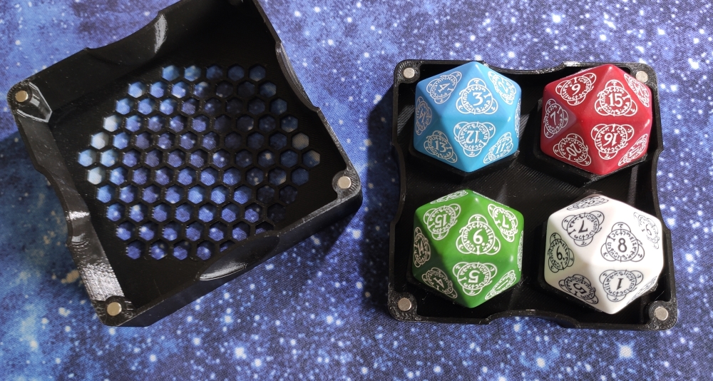 Magnetic box and dice holder by GrandFather | Download free STL model ...