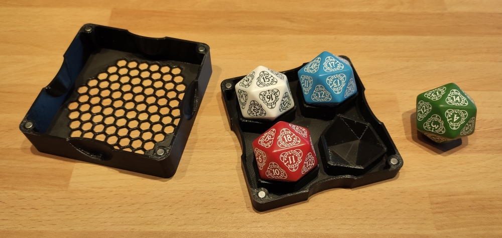 Magnetic box and dice holder by GrandFather | Download free STL model ...