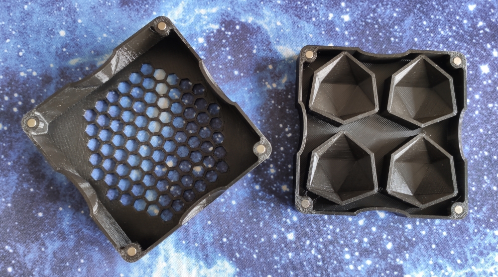 Magnetic box and dice holder by GrandFather | Download free STL model ...