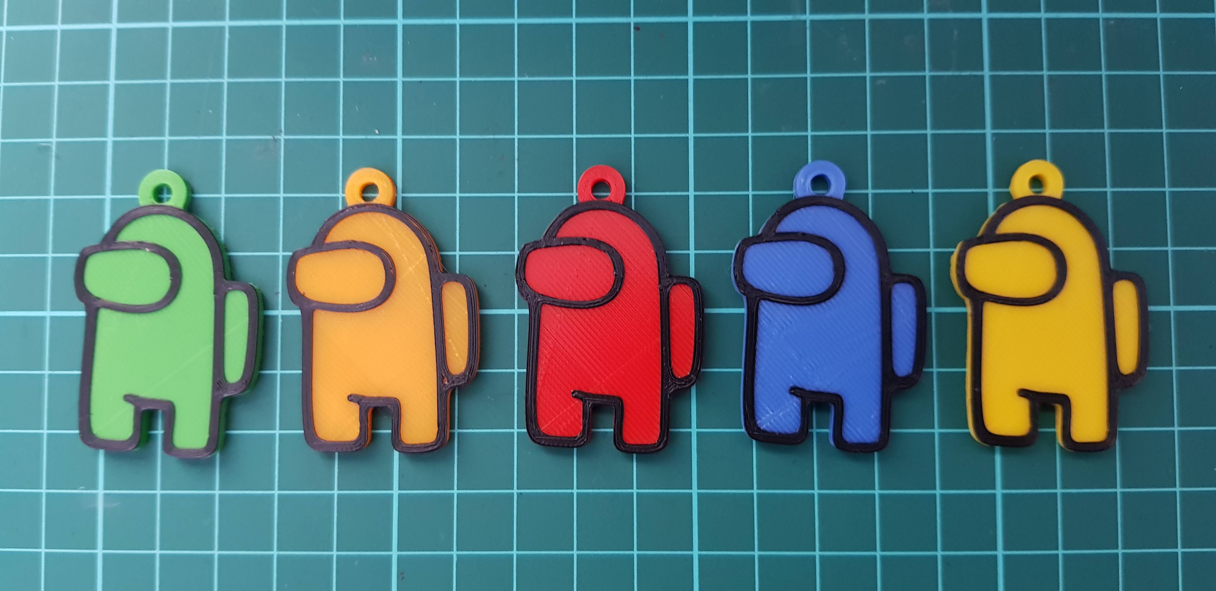 Among Us Crewmate Keychain by Fernando Villa Glez | Download free STL ...