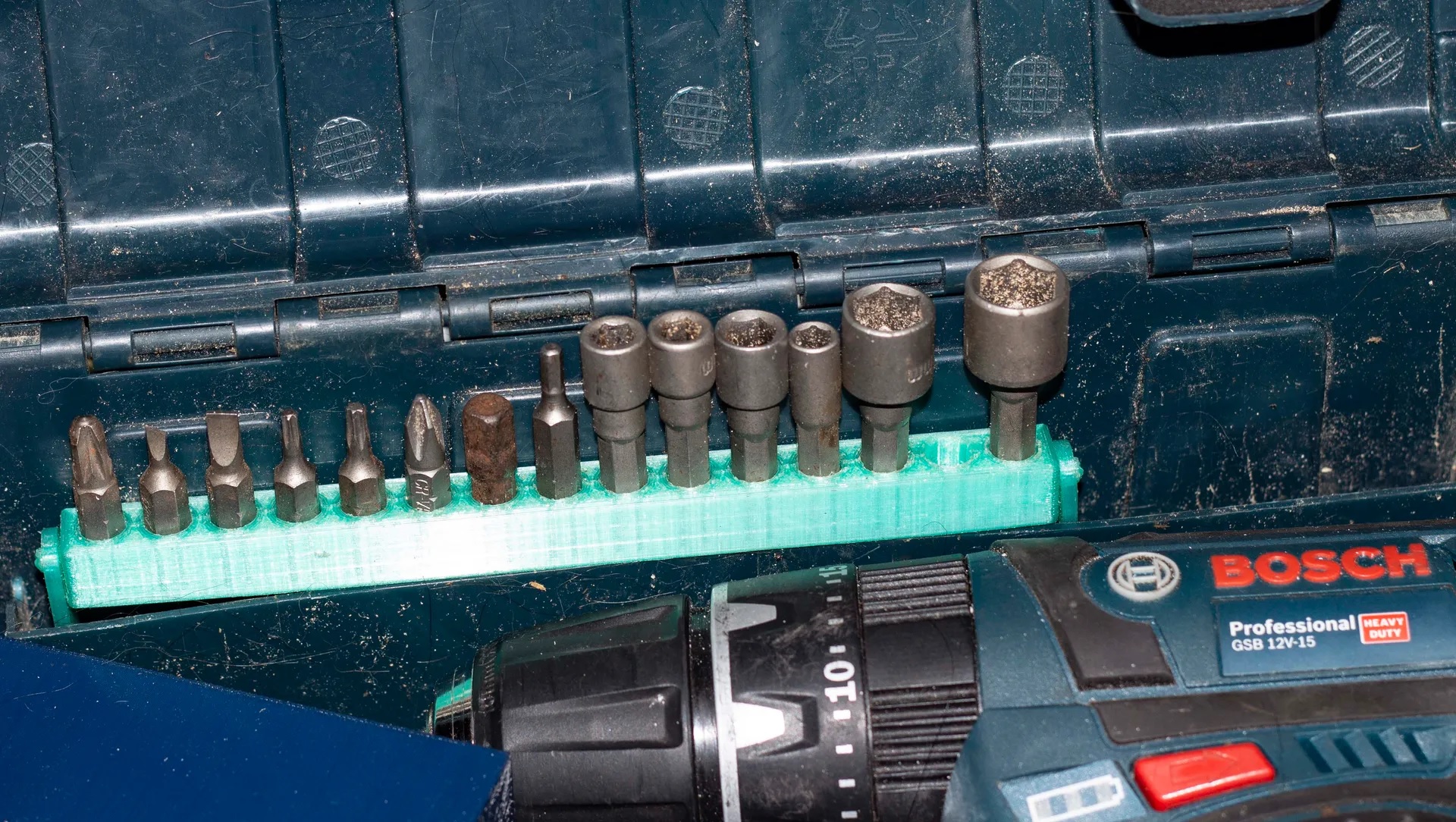 A two-layer cassette for bits in a Bosch case by Евгений Карлов ...