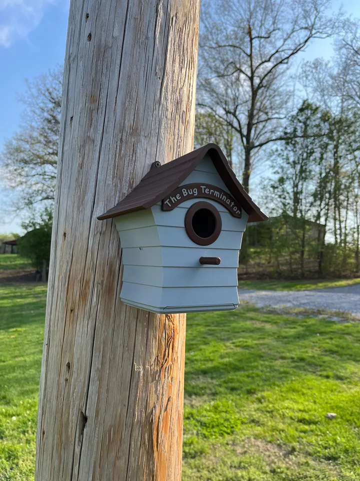 Post Mount Birdhouse by Leehound | Download free STL model | Printables.com