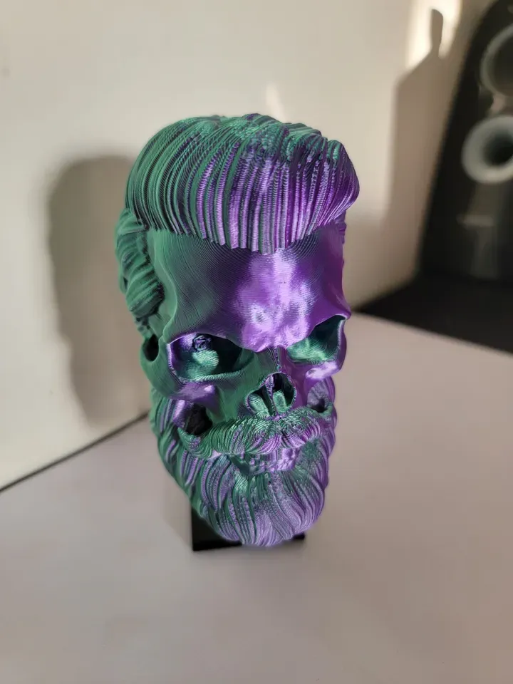 Hair Skull by NaldoBory | Download free STL model | Printables.com