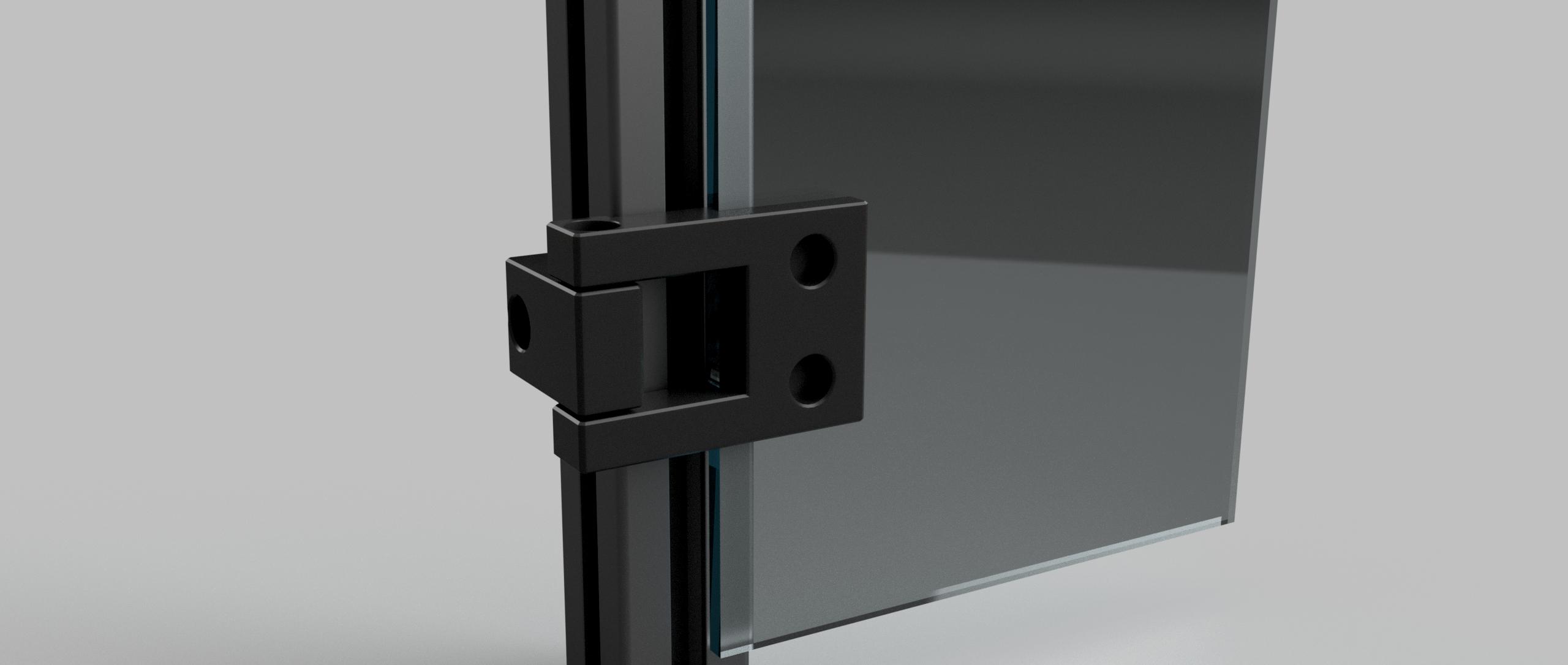 Door hinge for 3030 extrusion by Printerra | Download free STL model ...