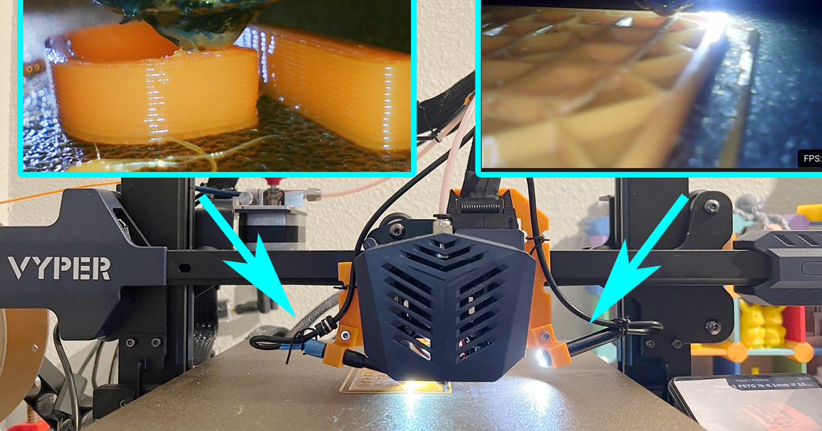 Dual Nozzle cam mount for Anycubic vyper by CYo6974 | Download free STL ...