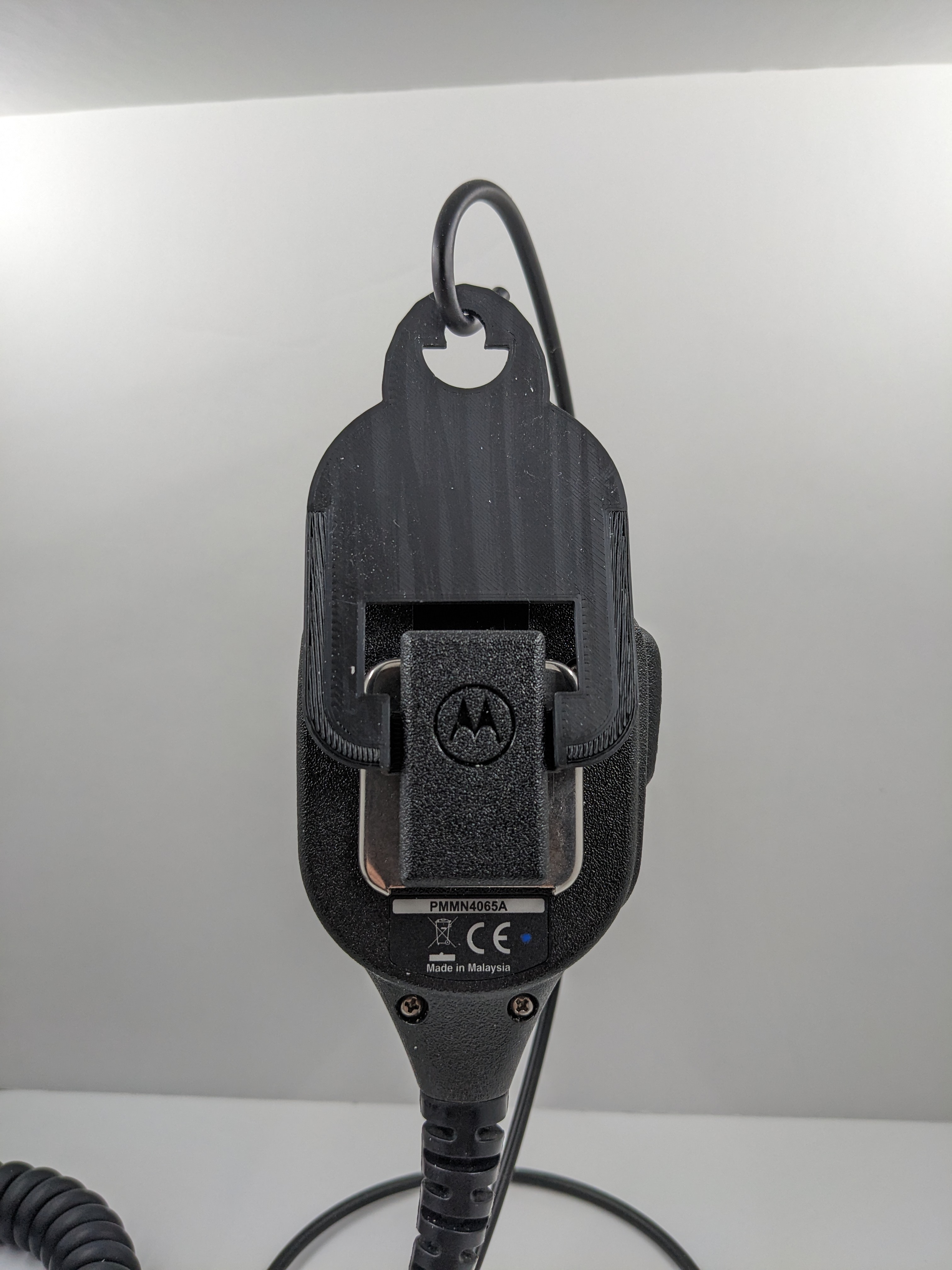 Motorola Radio Shoulder Mic (PMMN4065A) Holder / Connector by ...