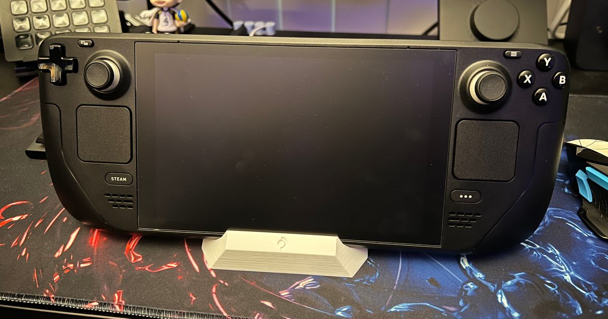 Steam Deck Stand 25 Degree by HighFiveGhost | Download free STL model ...