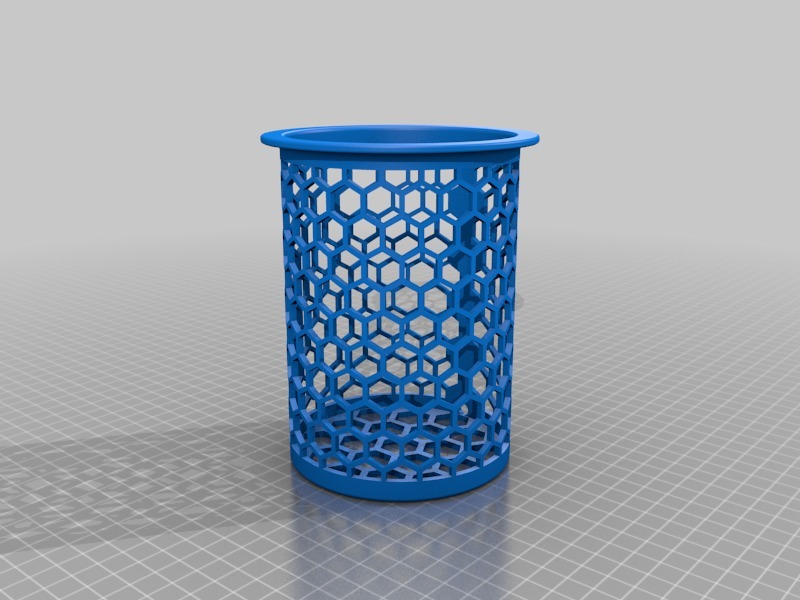 Karter 1000mL Beaker Basket w/ lid by Guy | Download free STL model ...