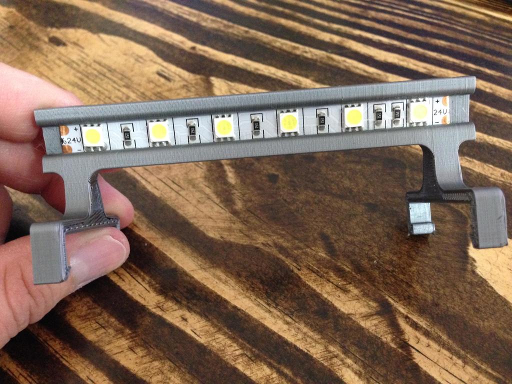 Prusa MK3 LED Strip Mount by Guy | Download free STL model | Printables.com