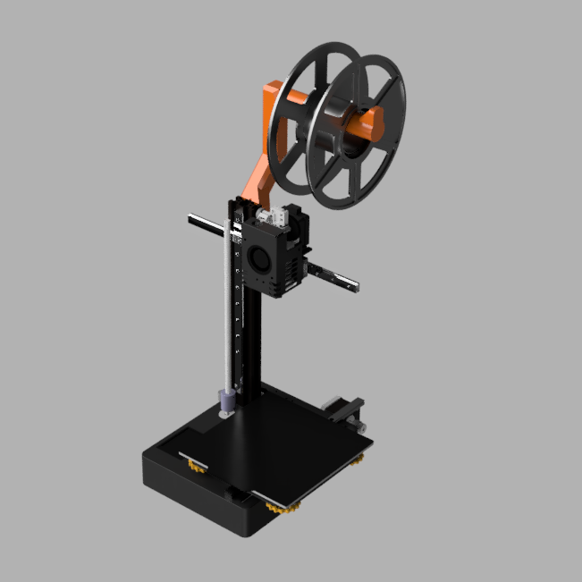 Kingroon KP3S Pro / Pro S1 - Spool Holder by Flying Bonanza | Download ...