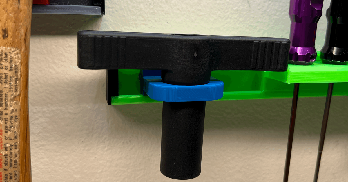 Modular Tool Rail Traxxas 17mm Wheel Nut Hex Wrench Holder by Whimsii3D ...