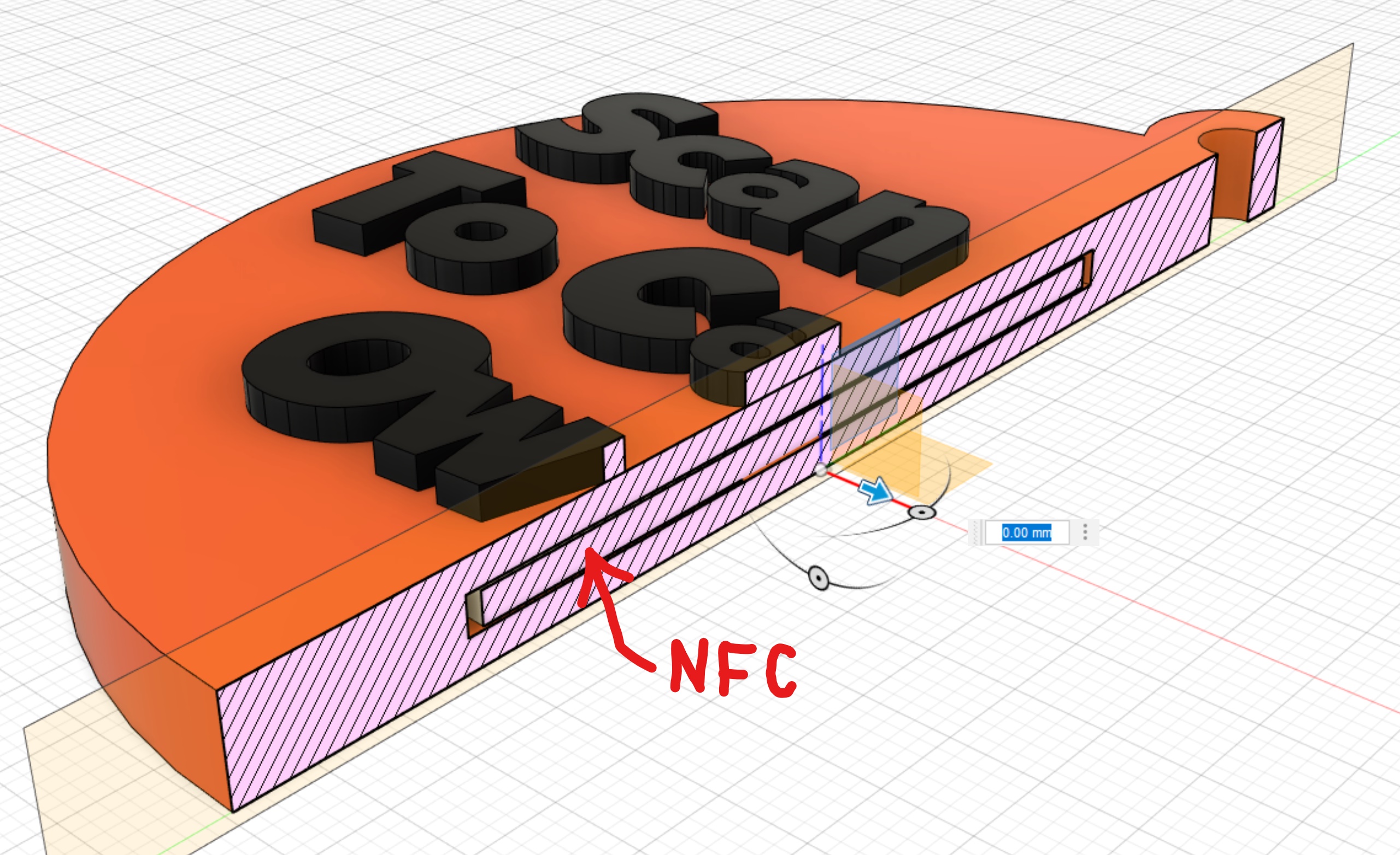 NFC Dog Tag by HELPeRbot3D | Download free STL model | Printables.com