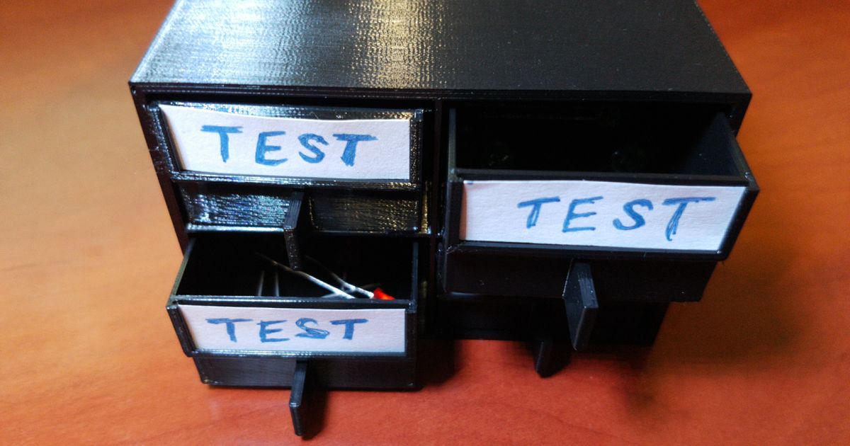 Parts Box Drawer by Jiri Blazek | Download free STL model | Printables.com