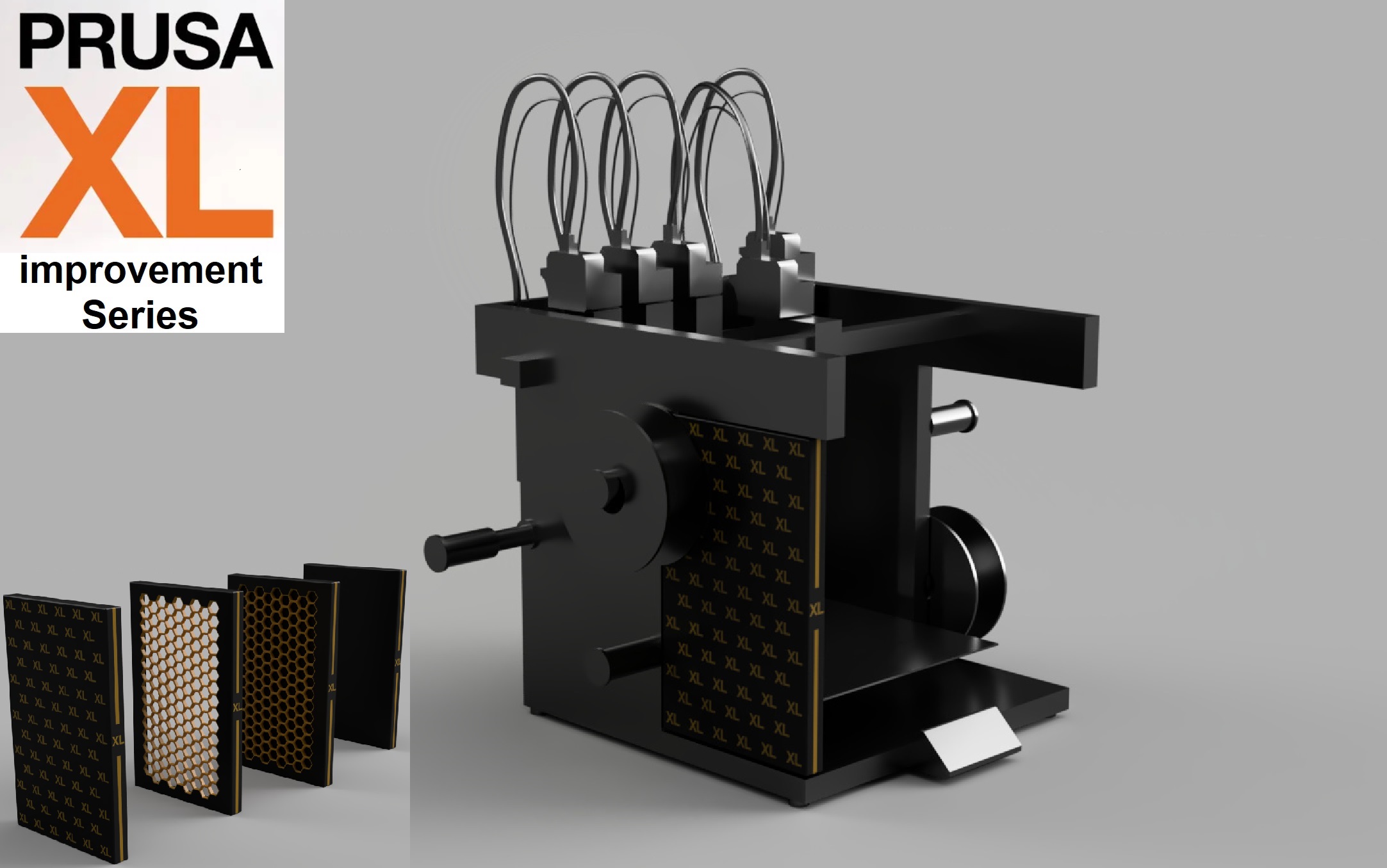 Prusa XL series: Sidecovers (4 designs) by Surfalex2000 | Download free ...
