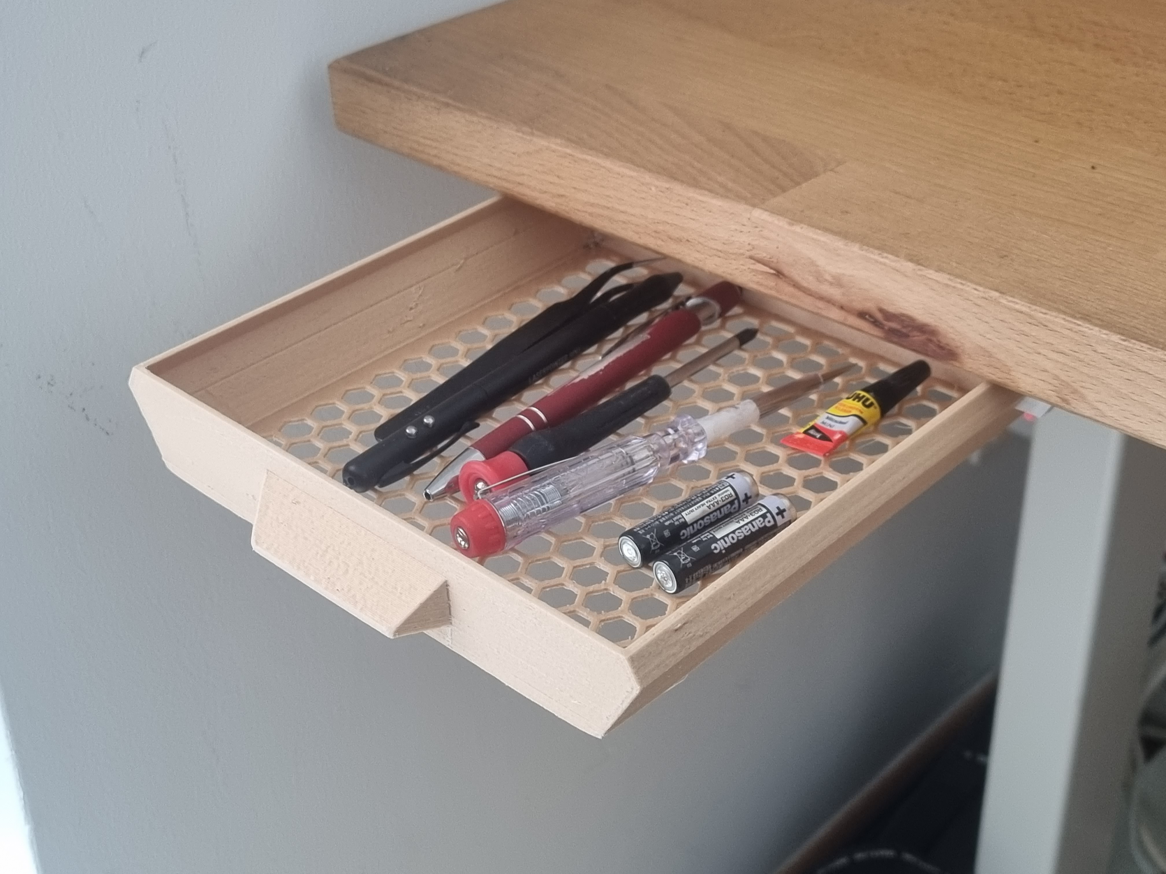 Under Desk Drawer Por Paul Descargar Modelo STL Gratuito Printables