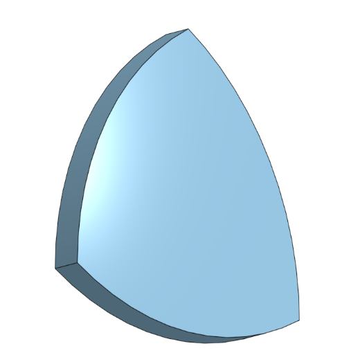 3, 5, 7 Sided flat solids of constant width. by Bart | Download free ...