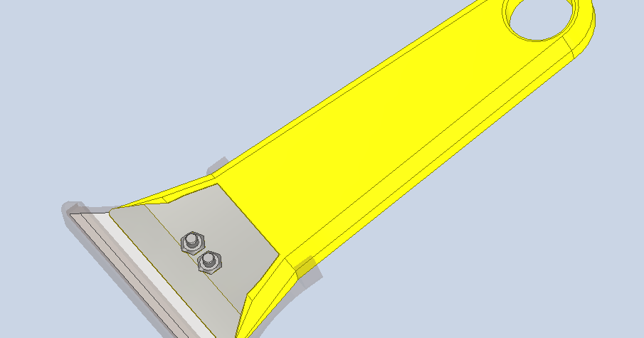 Stanley blade scraper with cover by rogal138 | Download free STL model ...