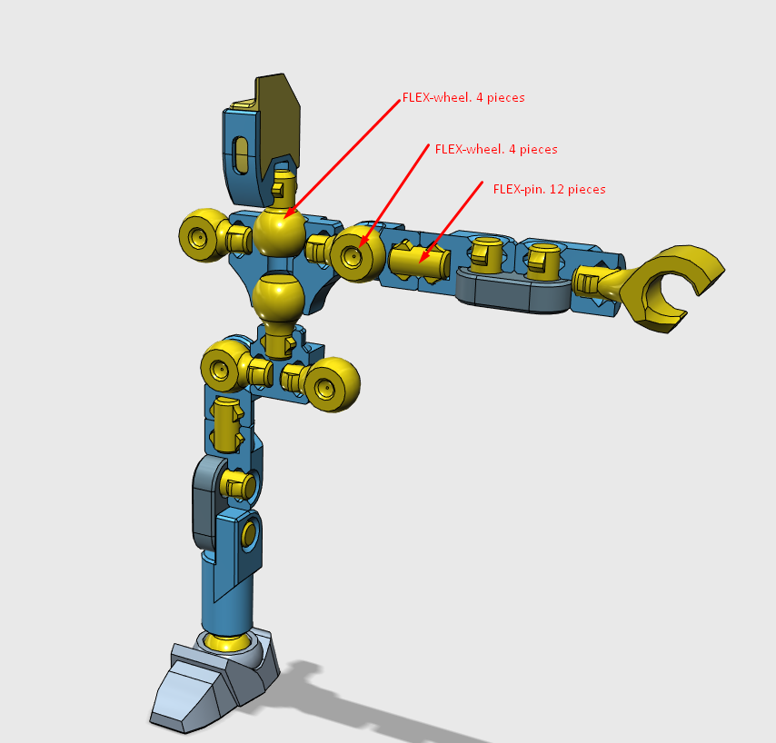 Flexi Bot MK1 von Fernando Jerez | Kostenloses STL-Modell herunterladen ...