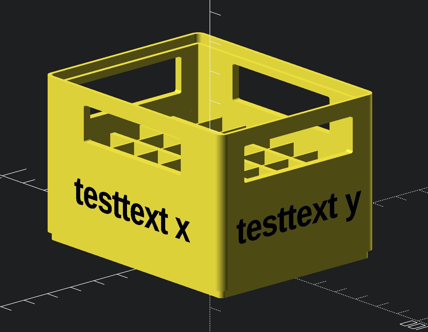customizable beer crate with individual text and logo by beinaendi ...