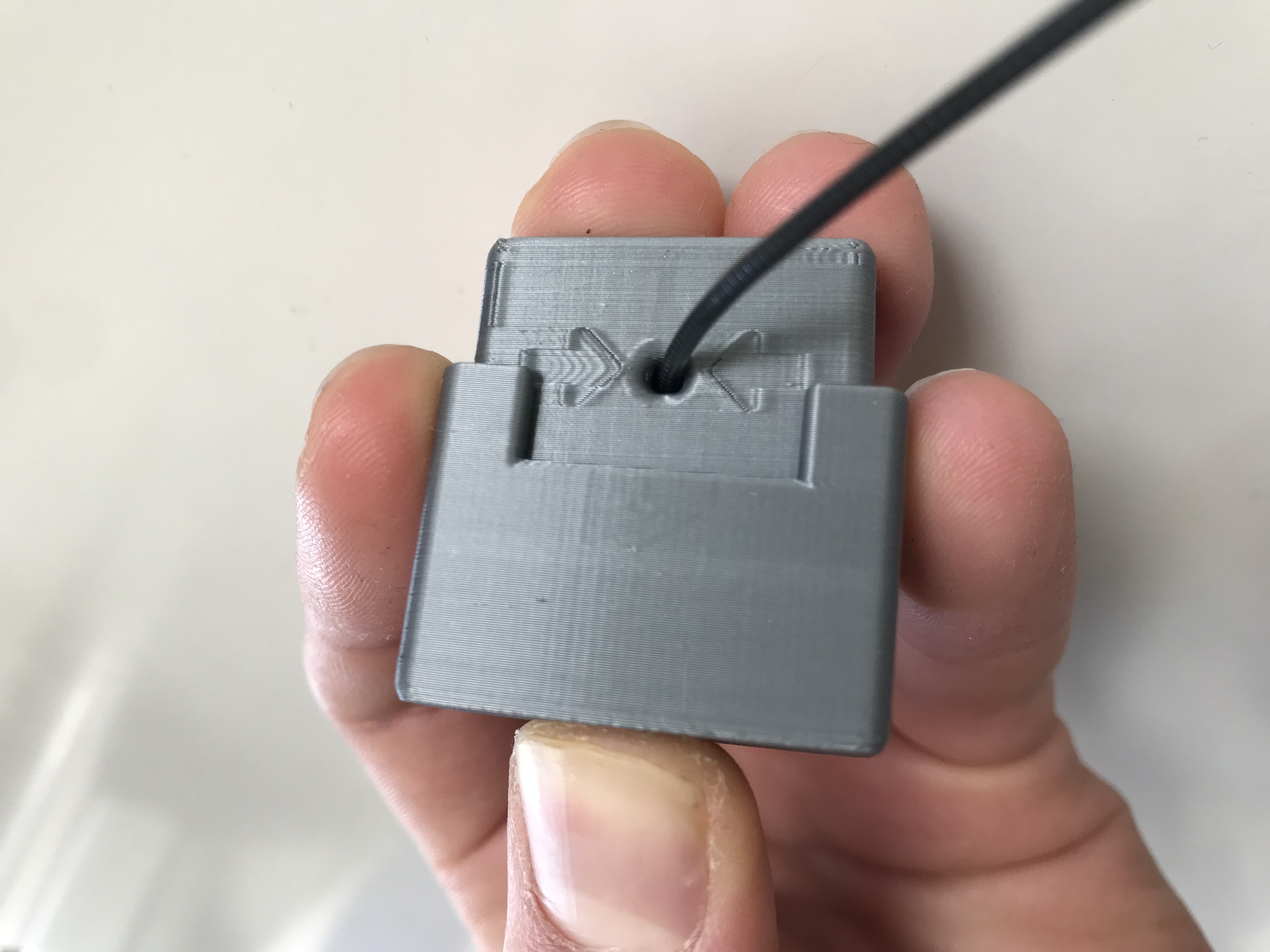 Simple filament cutter (55 degree cut) by Mr52 | Download free STL ...