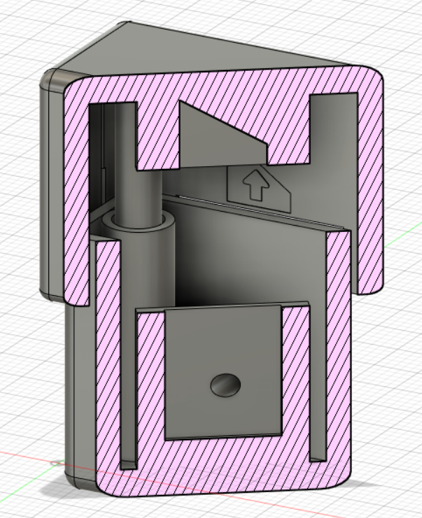Simple filament cutter (55 degree cut) by Mr52 | Download free STL ...