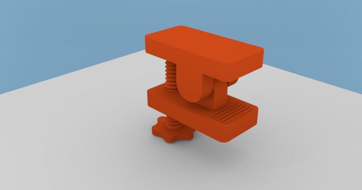 Mini screw clamp by Reven | Download free STL model | Printables.com