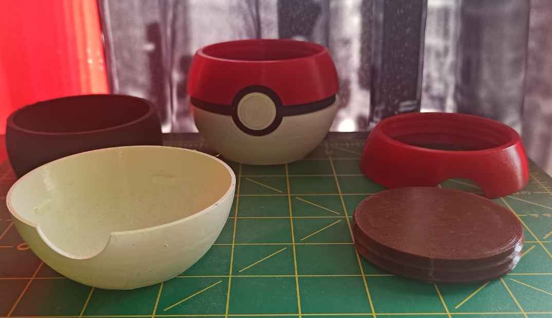 Pokéball Dicebox by Irghen | Download free STL model | Printables.com