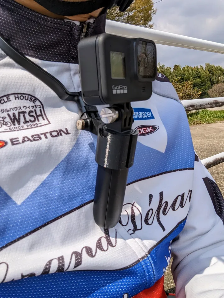 GoPro shorty neckmount adapter by T.Uehara | Download free STL model ...