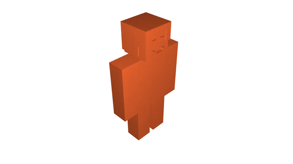Minecraft Steve by Ewan Bagnall | Download free STL model | Printables.com