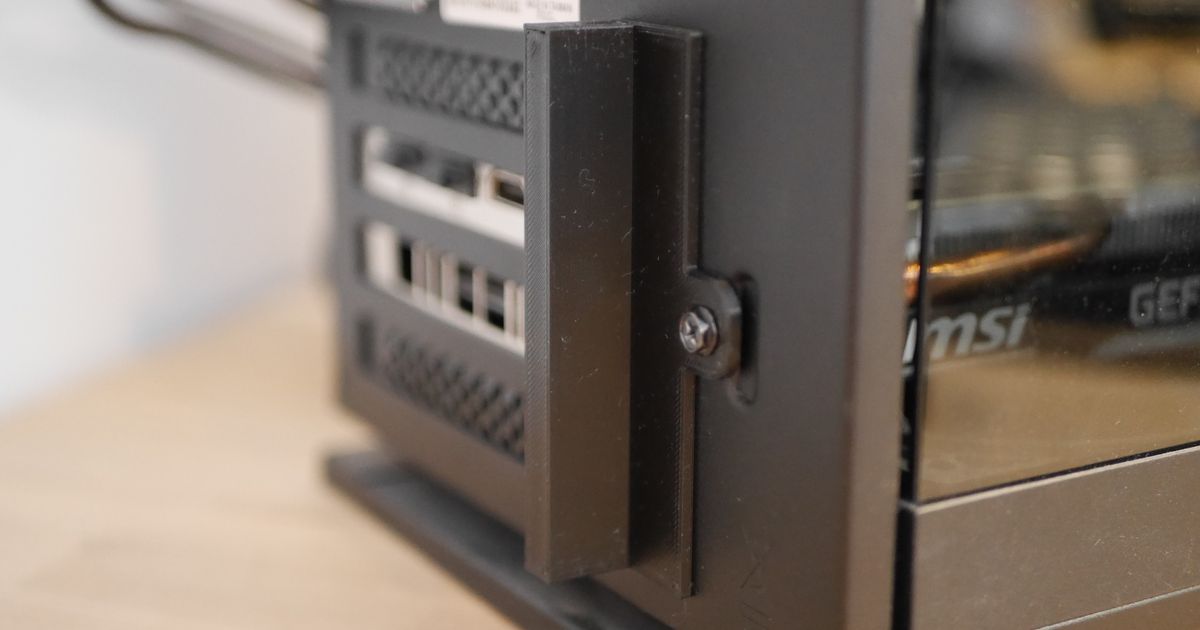 InWin 301 PCIE Bracket Cover by Youenn Troalic | Download free STL ...