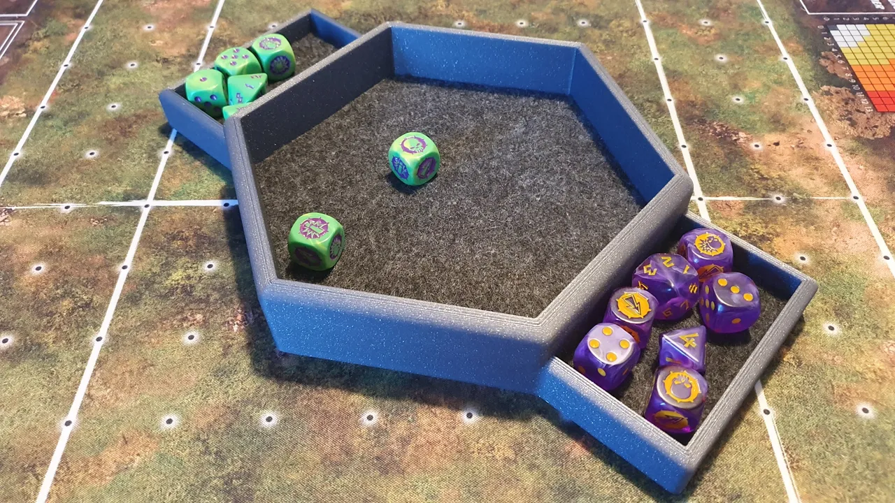 Dice tray with open storage by Peacemaker85 | Download free STL model ...
