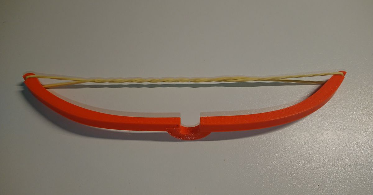 Mini bow with wide arrow rest by jan.michael | Download free STL model ...