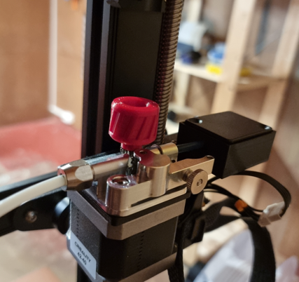 CR-6 Filament sensor adapter for MicroSwiss dualgear bowden extruder by ...