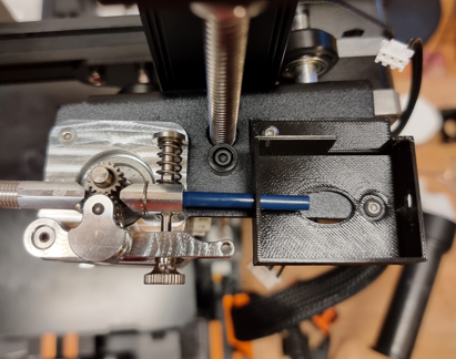 CR-6 Filament sensor adapter for MicroSwiss dualgear bowden extruder by ...