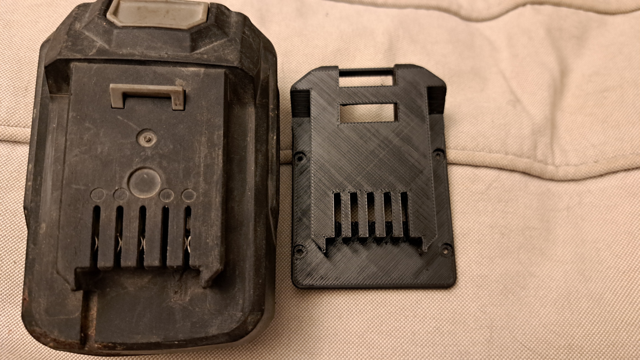 Parkside x20V battery adapter to Ferrex/Workzone Titanium tools. (Remix ...