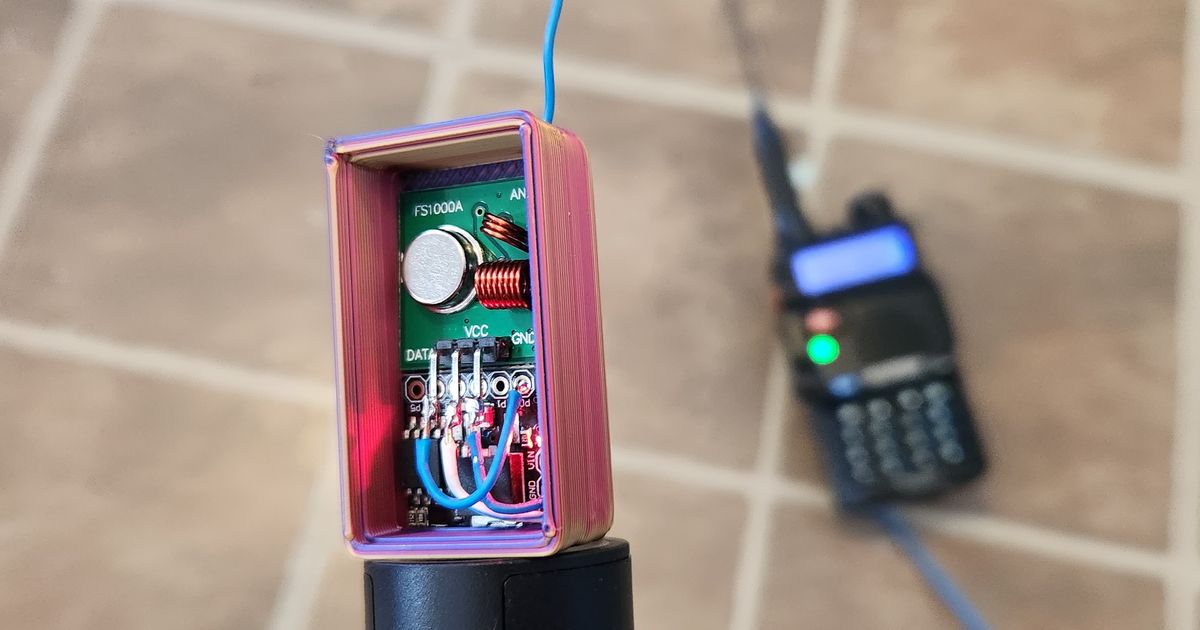 Micro Fox Hunting Transmitter UHF 433mhz USB by Miaoucat | Download ...