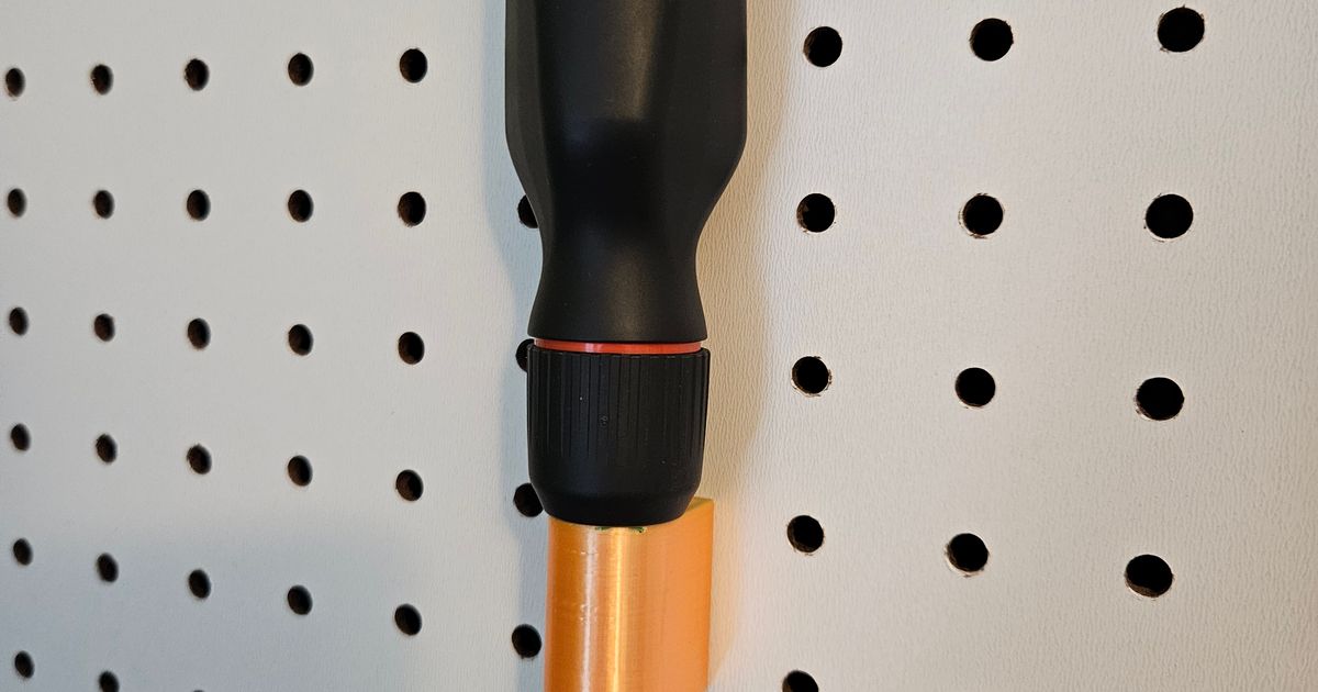 Pegboard Screwdriver Holder by Morat | Download free STL model | Printables.com