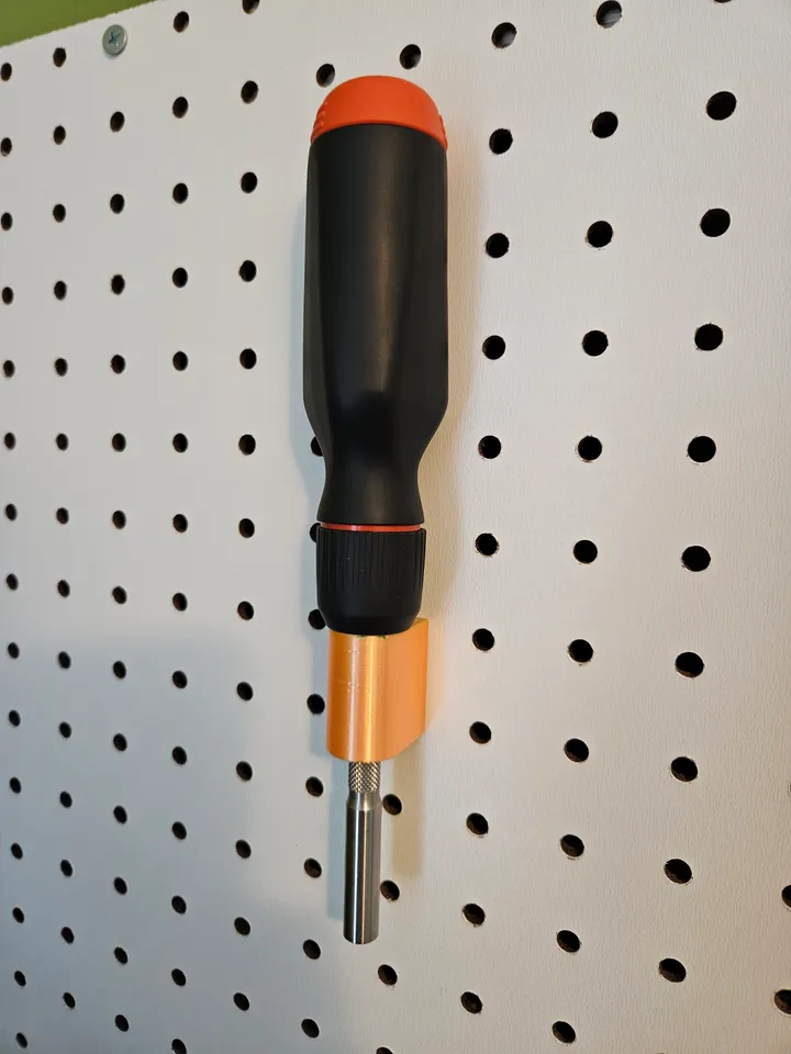 Pegboard Screwdriver Holder by Morat | Download free STL model ...