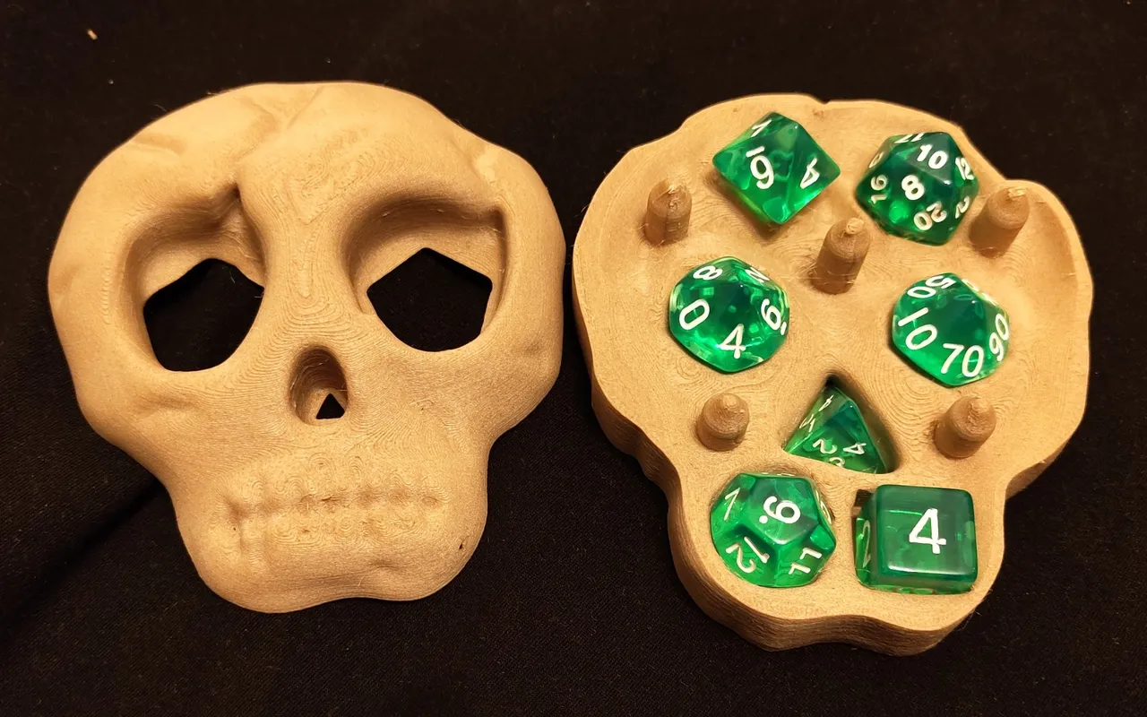 Skull DnD Dice Box by Tomtom5893 | Download free STL model | Printables.com