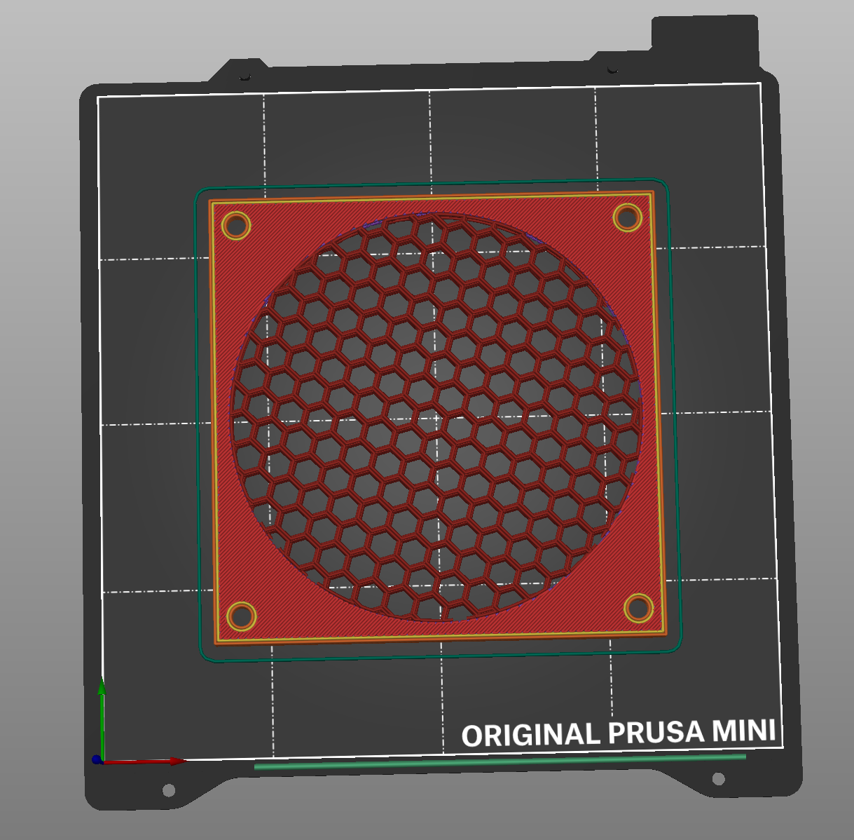 120mm fan grid by Jakub | Download free STL model | Printables.com