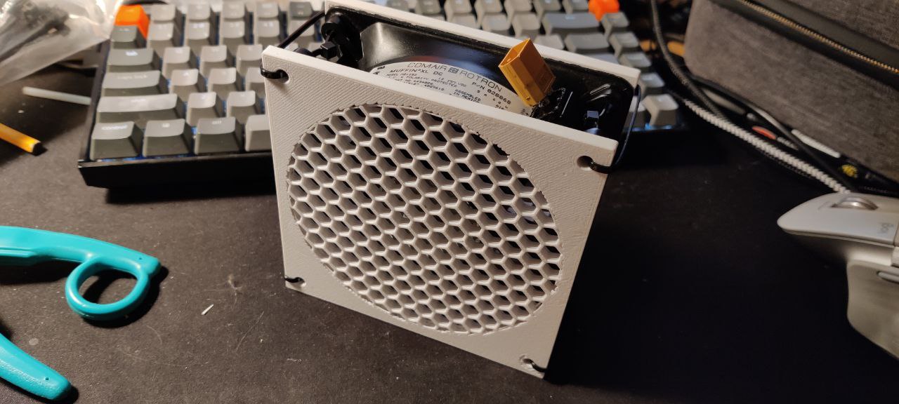 120mm fan grid by Jakub | Download free STL model | Printables.com