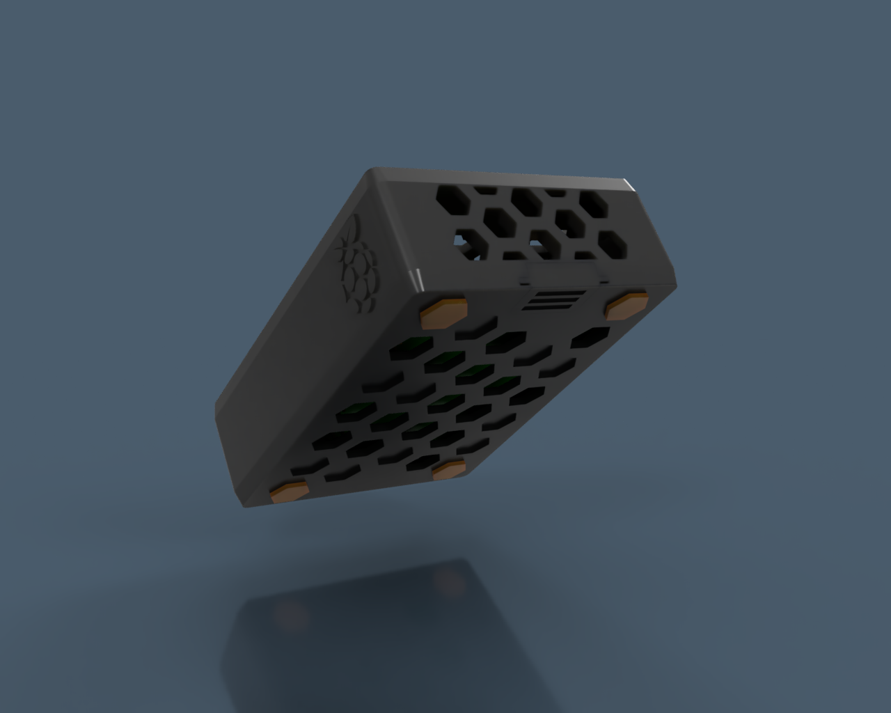 Raspberry Pi 4B/Octoprint Honeycomb case by JayCee09 | Download free ...