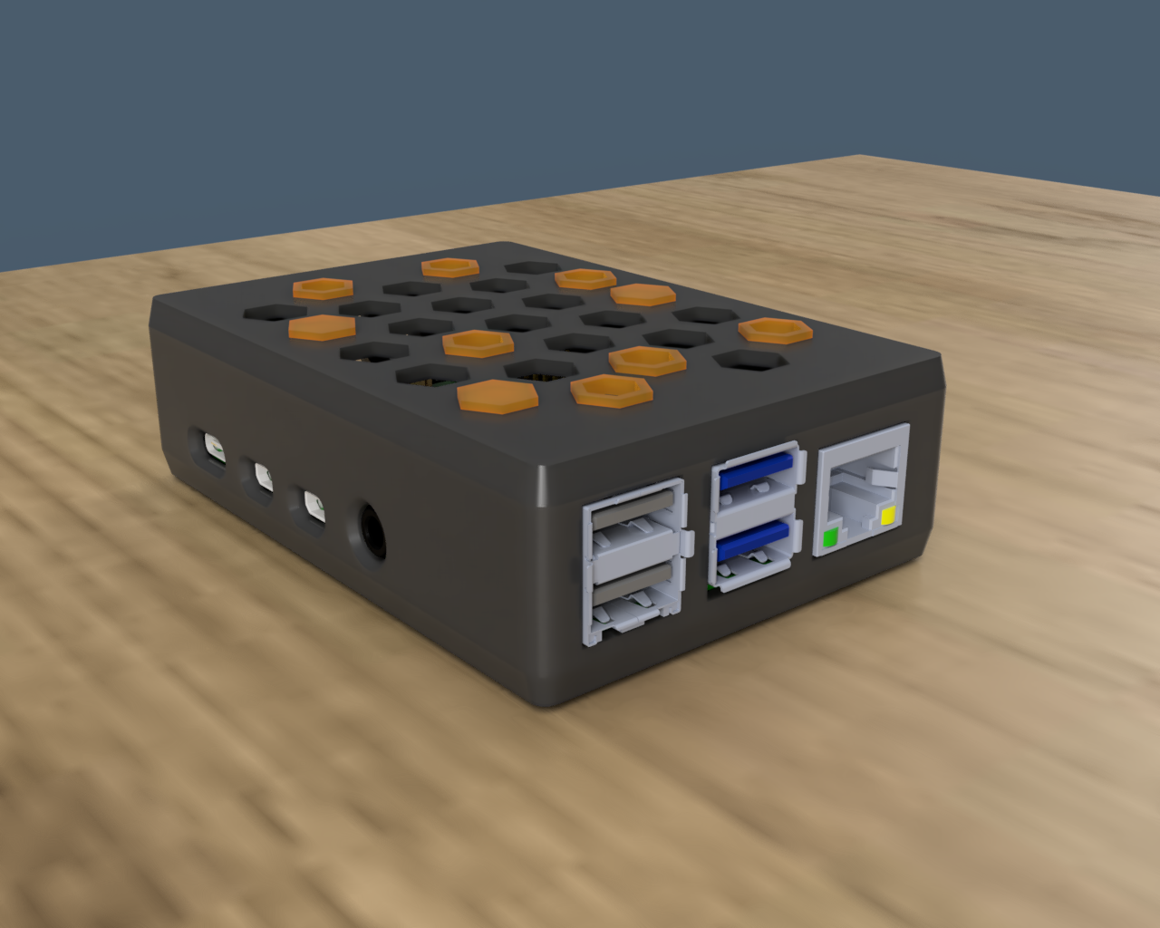 Raspberry Pi 4B/Octoprint Honeycomb case by JayCee09 | Download free ...